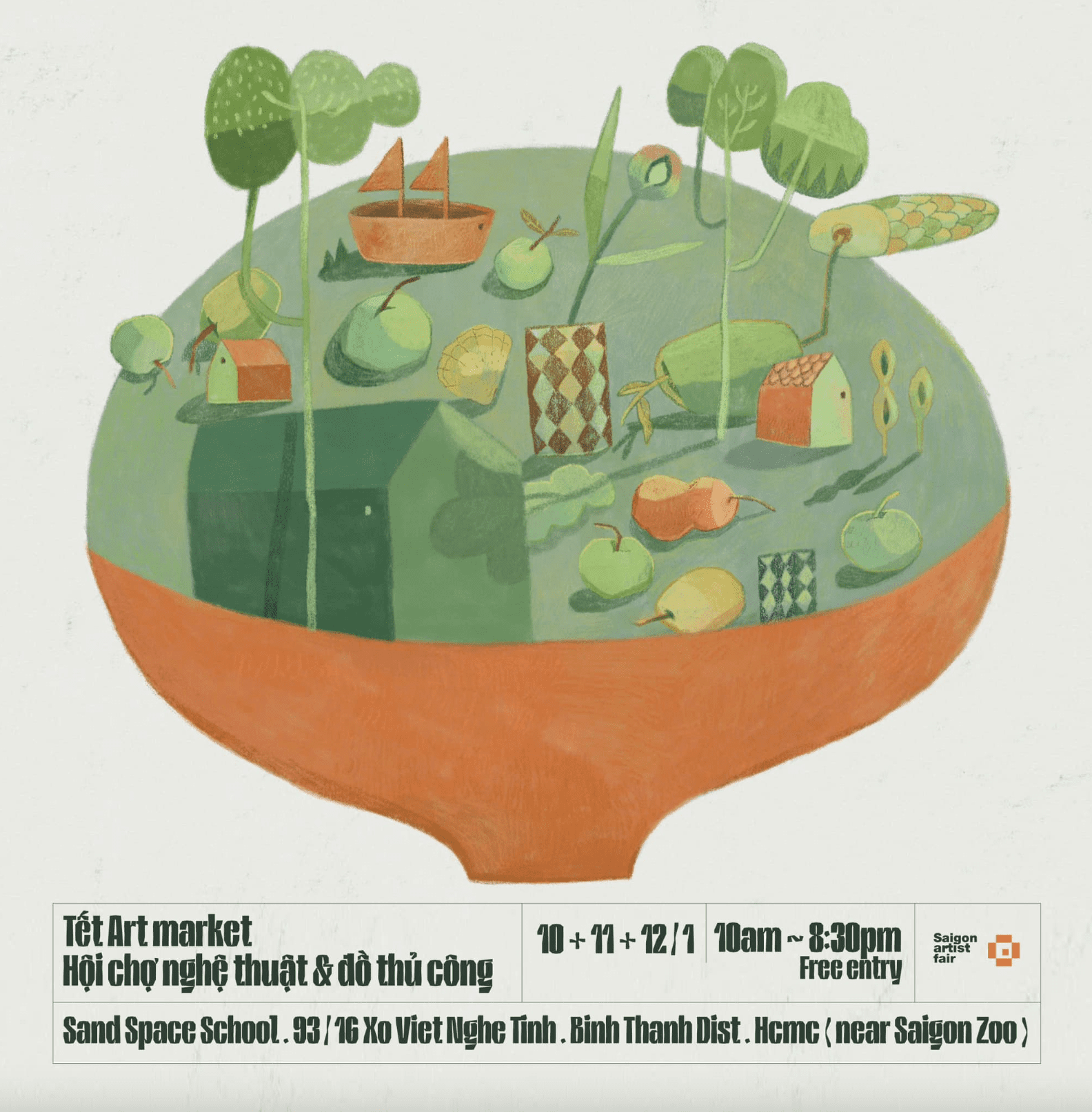 [Art Market] Hội Chợ Nghệ Thuật Và Đồ Thủ Công – Sand Space School